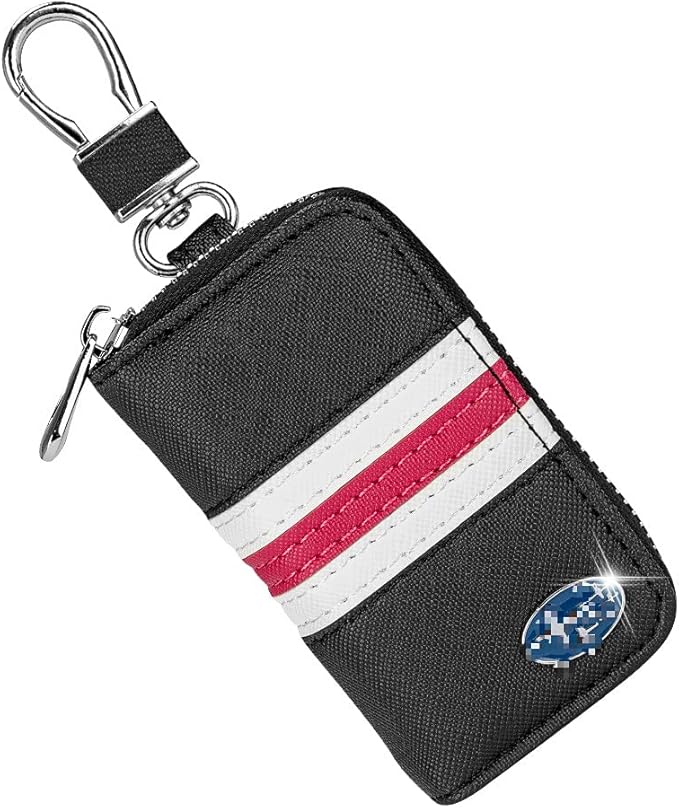Fit Subaru Car Key Case Leather Key Bag Car Smart Key Chain Keychain ...
