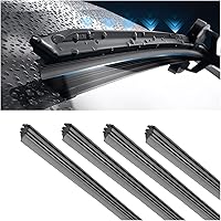 Amazon.com: 4 Pieces Windshield Wiper Blades Refills, DIY Adjustable Car Windscreen Wiper Rubber ...