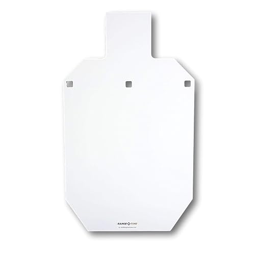 RANGETIME Targets- Laser Cut AR500 Steel Gong 12" X 20" X 1/2 ...