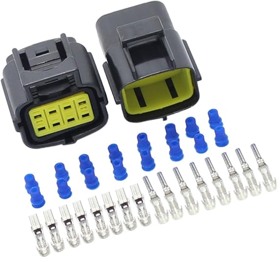 Sharplace 8 polig Auto Stecker Flachstecker Steckverbinder für Motorrad ...