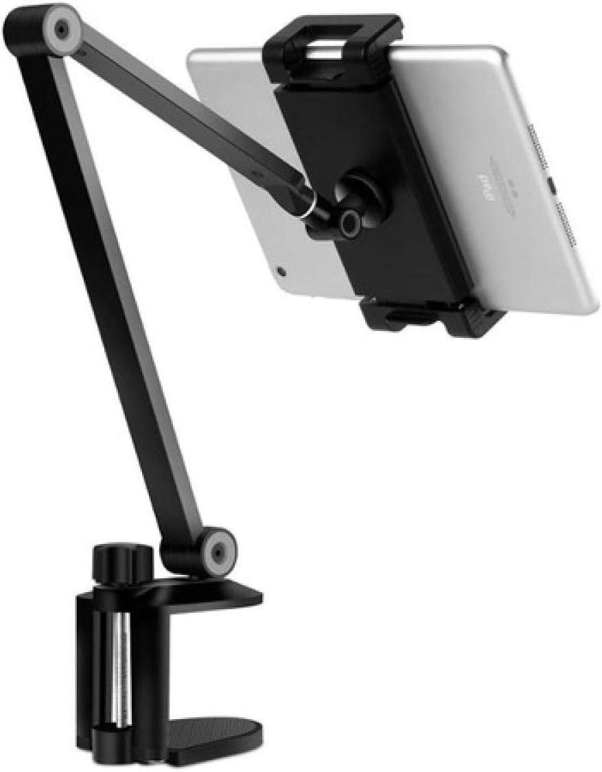 SYXLNNYYZM Tablet Stand Rotierender Langer Arm Handyhalter Höhe/Winkel ...