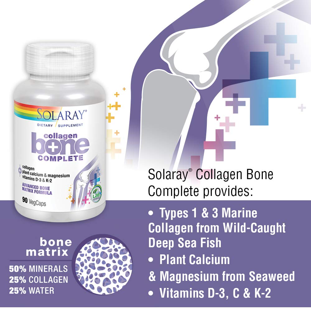 Mua SOLARAY Collagen Bone Complete | Advanced Bone Matrix Formula with ...