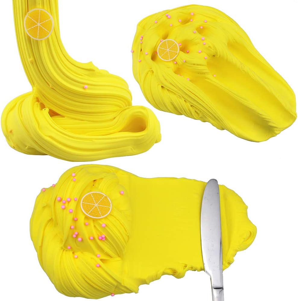 SWZY Butter Slime Kit, Slime Fluffy, Green Leaf Slime, Pink Watermelon Slime, Brown Coffee Slime ...