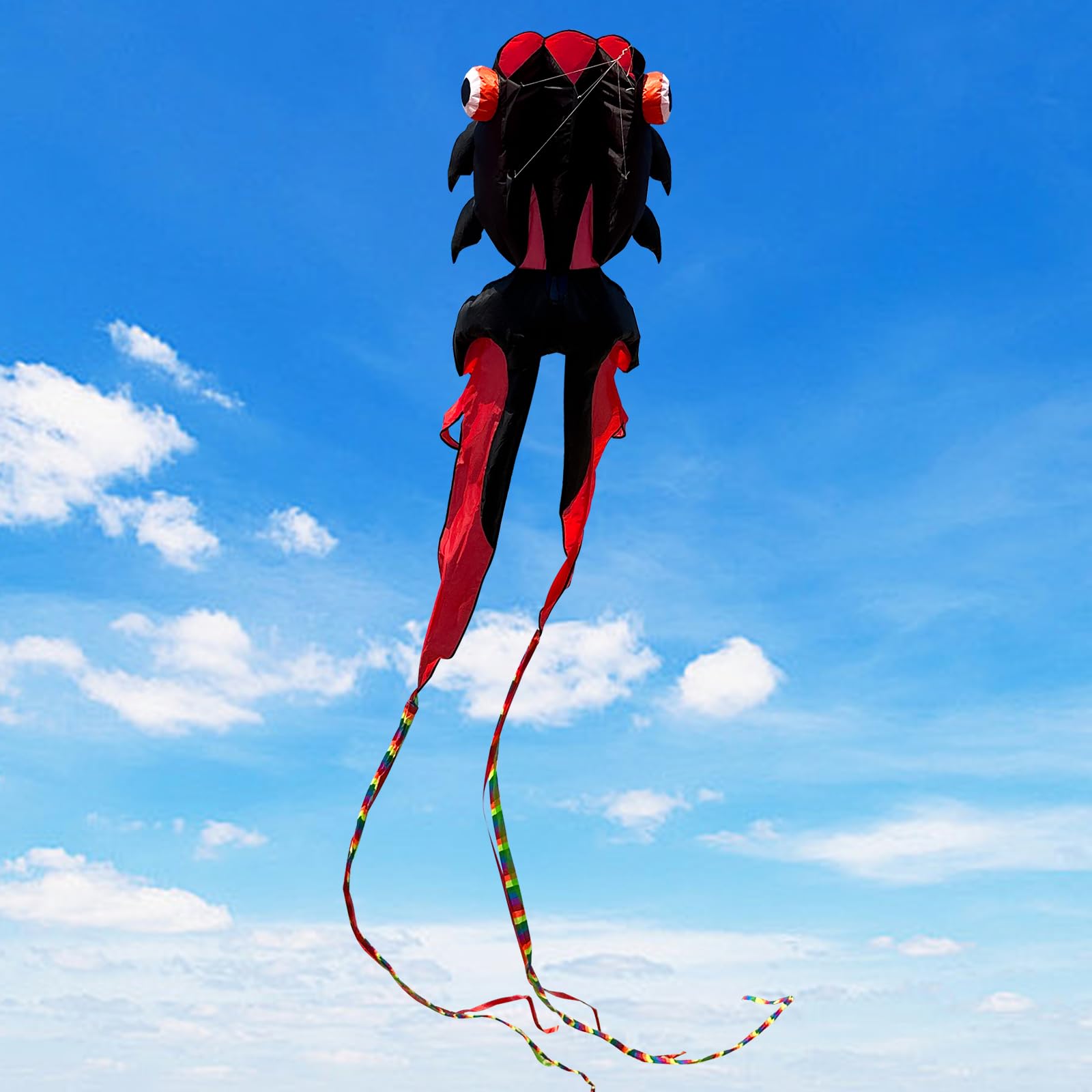 Mua 43ft Large Kites for Adults,3D Goldfish Frameless Soft Umbrella ...