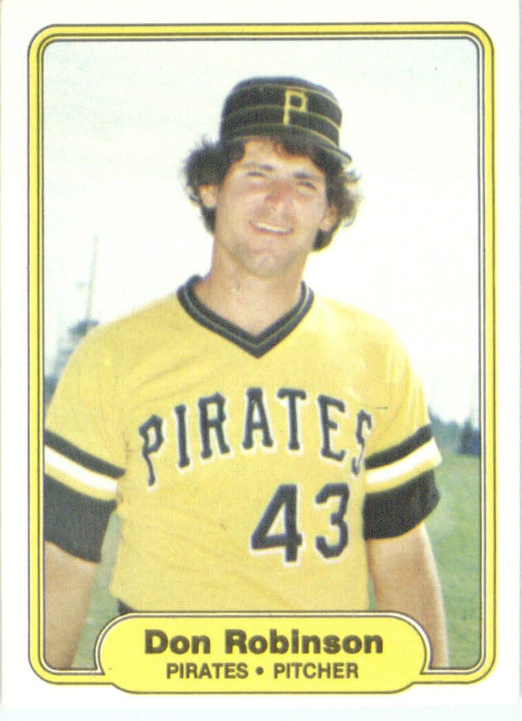 Amazon.com: 1982 Fleer Baseball Card #495 Don Robinson: Collectibles ...
