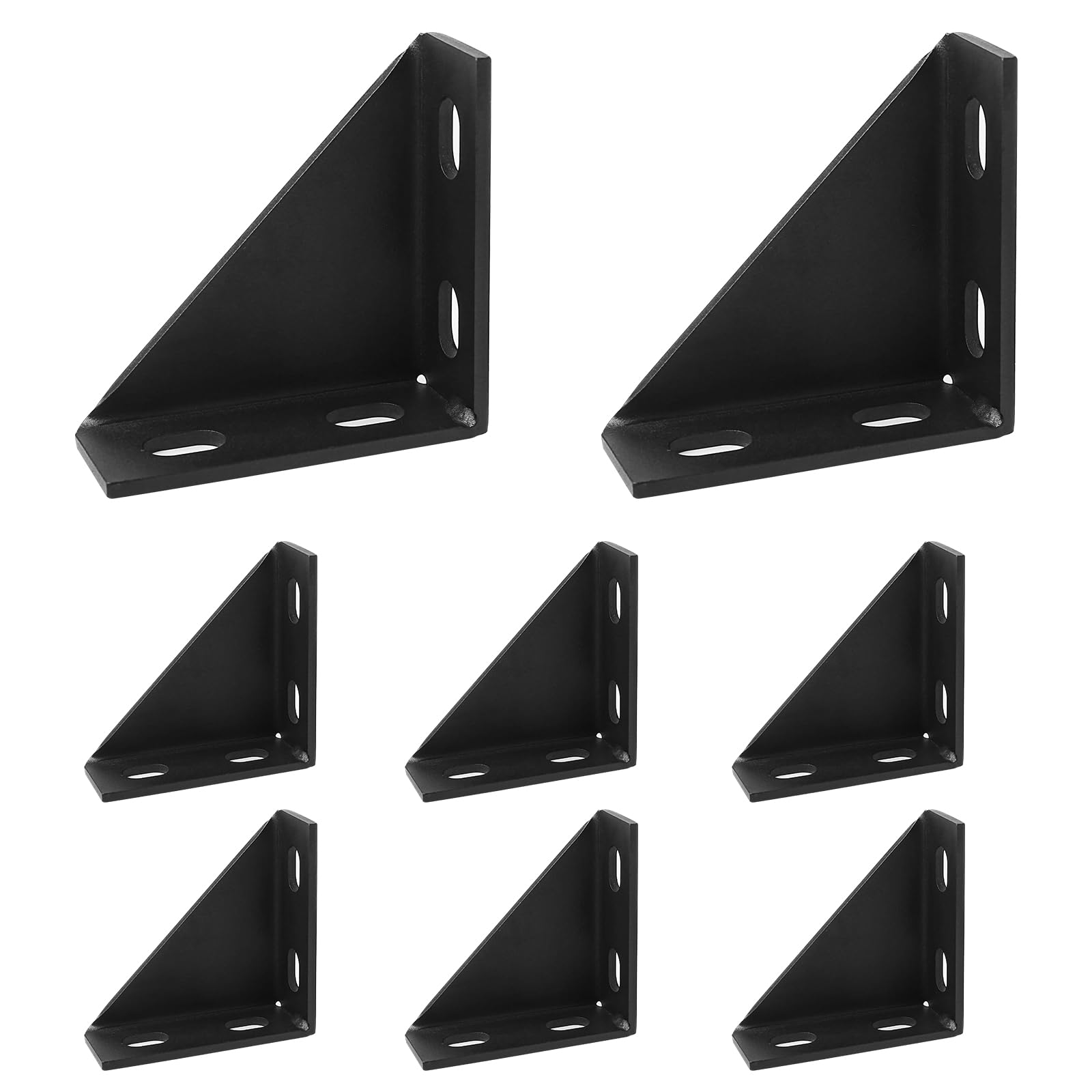 8 Pcs Unistrut Bracket, 4 Hole Right Angle Connector Brackets for 1-5/8 ...