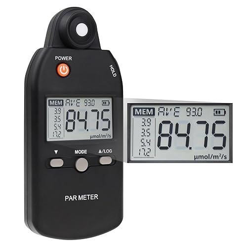 Quantum PAR Meter for LED Grow Light Full Spectrum PPFD Meter High ...