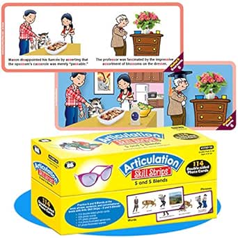 Amazon.com: Super Duper Publications Articulation Skill Strips S and S ...