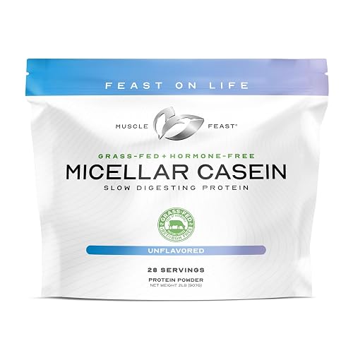 Muscle Feast Grass Fed Micellar Casein Protein Powder, Pasture Raised ...