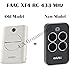 FAAC XT4 433 RC Gate remote control keyfob transmitter, 433.92Mhz rolling code keyfob, 787452 ...