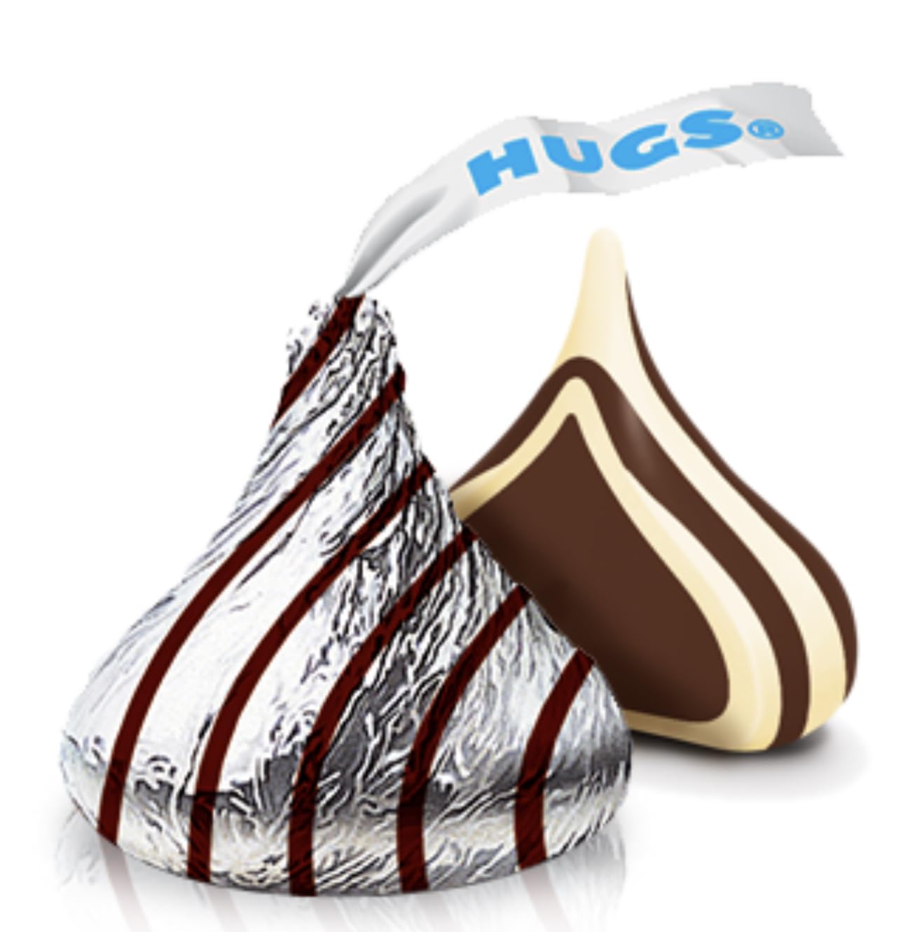 Mua Hersheys Kisses Hugs Milk Chocolate Candy Hugged by White Creme ...