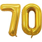 Amazon.com: Pastel Purple Number 70 Birthday Balloons, 40 Inch Large ...