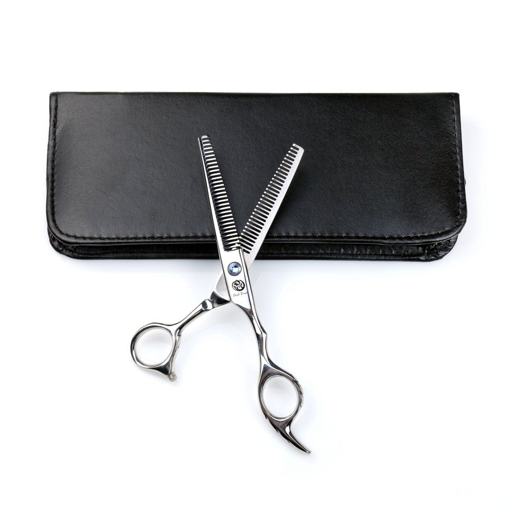 Purple Dragon Professional 6.0 inch Double teeth Barber Hair Thinning ...
