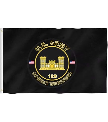 Us Army Combat Engineers Flag