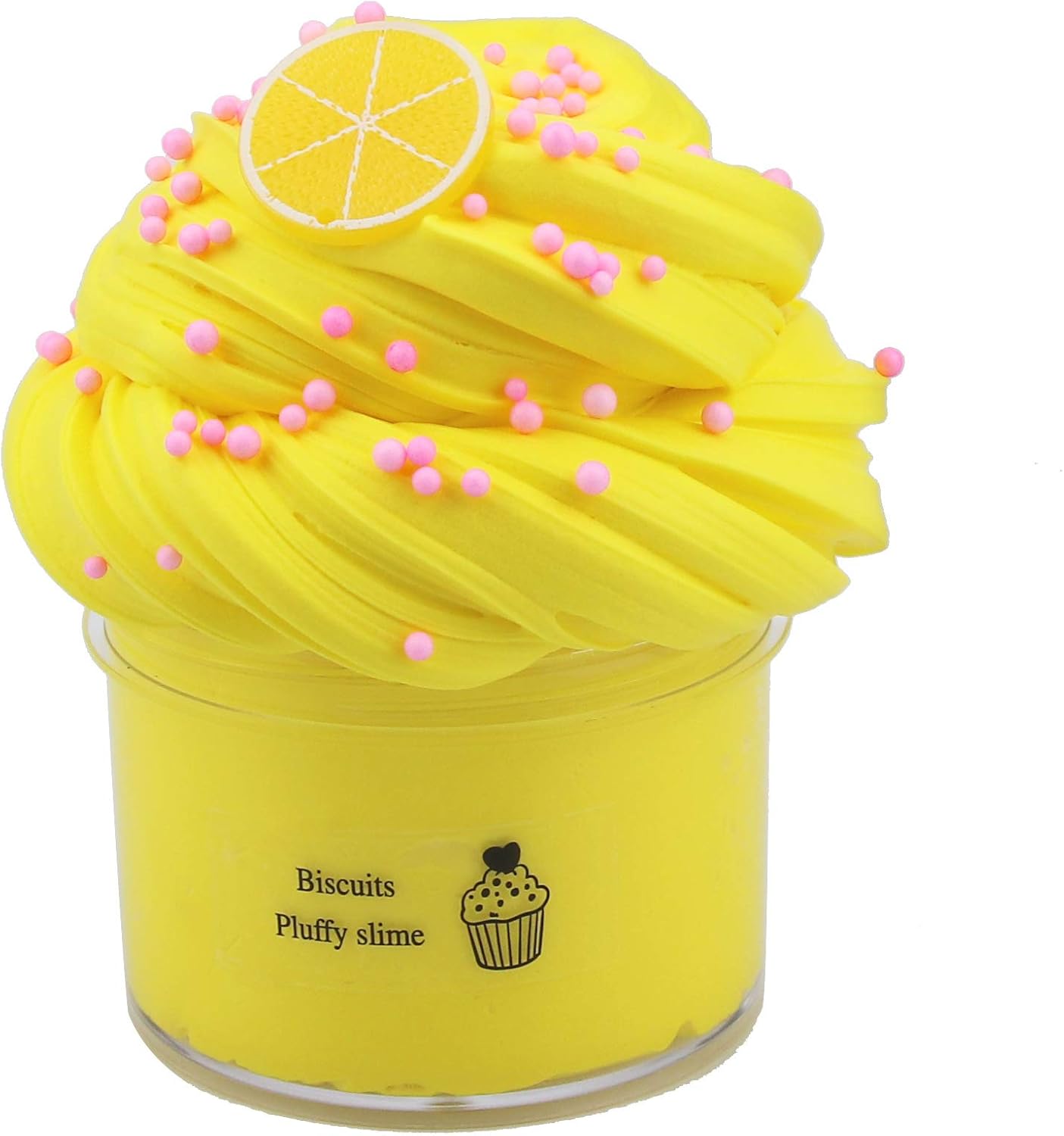 6 Pack Cake Butter Slime Kit, with Red Cherry Lemon Blue Snoopy Blue ...