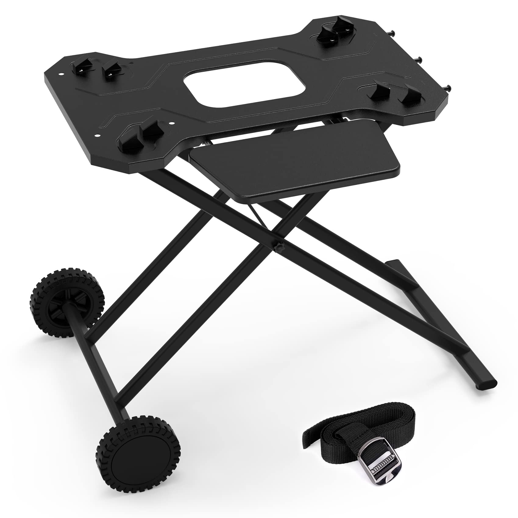 Stanbroil Portable Grill Cart for Weber Q Series Gas Grills, Upgraded ...