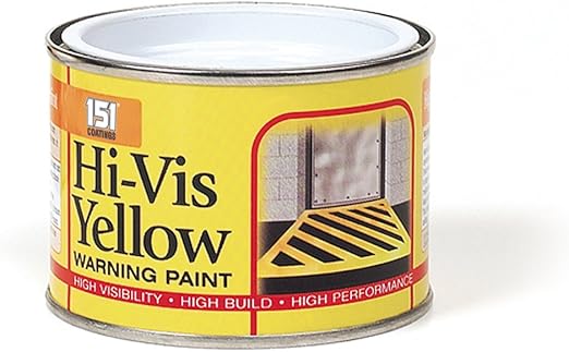 Hi-Vis Yellow Warning Paint - 180ml: Amazon.co.uk: DIY & Tools