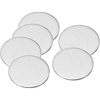 MICAIKEM 10pcs 1.25" Stainless Steel Coin Blanks Disc 3mm Thick Circle ...