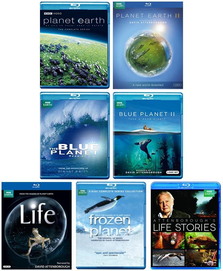 David Attenborough 7-Volume BBC Blu-ray Collection: Blue Planet / Blue ...