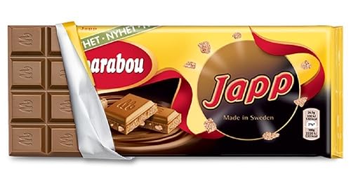 Marabou Japp Milk Chocolate Bar 185g (Sweden): Amazon.co.uk: Grocery
