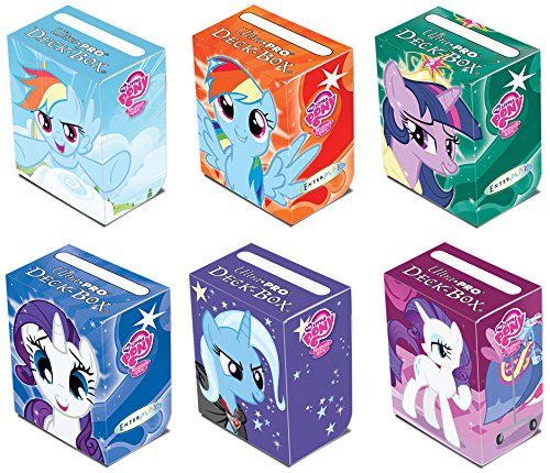 Buy Set of 6 My Little Pony Deck Boxes (Ultra-Pro) featuring Rarity ...