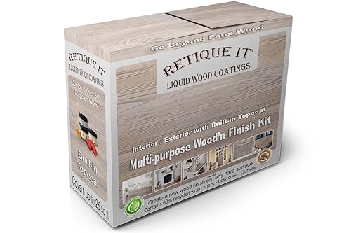 Retique It Muli-Purpose Wood Finish Kit - GO Beyond Faux Wood with ...
