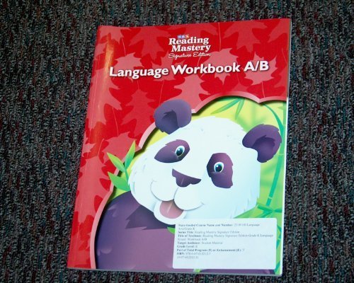 Reading Mastery Language Arts Strand Grade K, Workbook A & B (READING ...