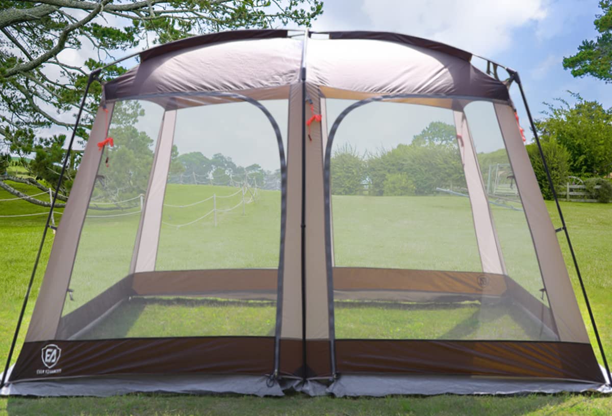 EVER ADVANCED 12' x10' Screen House Tent Netted Canopy Mesh Tents for ...