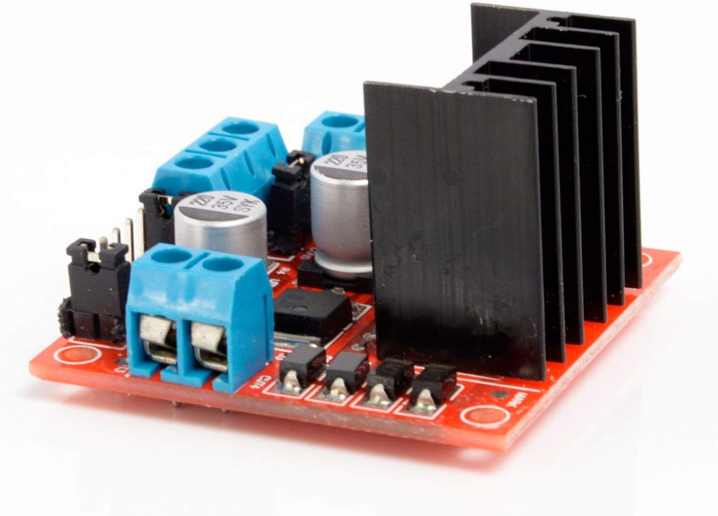 Neuftech 2 Pcs L298N Motor Driver Module Dual Channel H Bridge DC ...