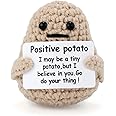 Amazon.com: UTEMAN Mini Funny Positive Potato - 3 Inch Knitted Toy for ...