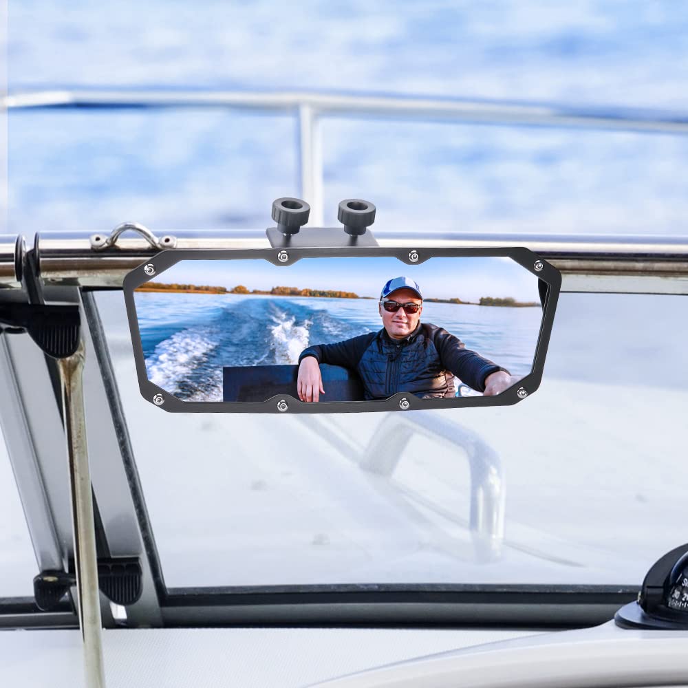 DeYeShiKi Universal Marine Rear view Mirrors, Upgrade UTV Wide-angle ...