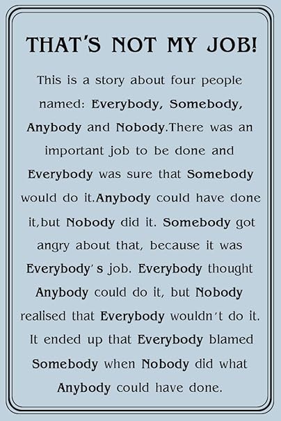 Amazon.com: LHZJ Fashionable That‘s not My Job Blechschild Schild Blech ...