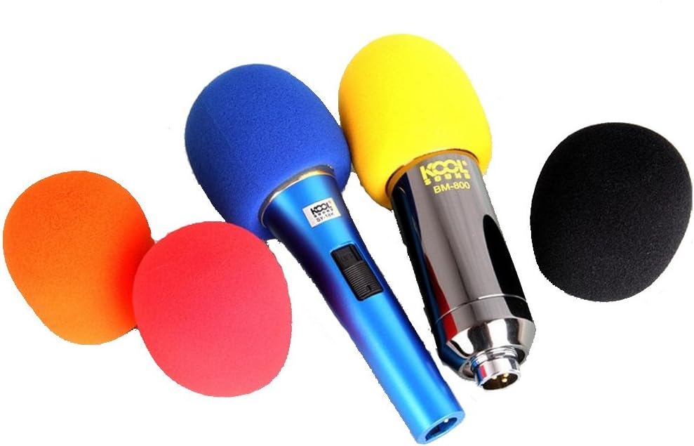 Mintice 10 X Colors Handheld Stage Microphone Windscreen Foam Mic Cover ...