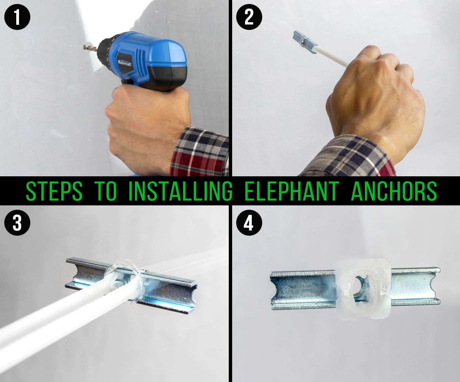 Mua EDA1452 Universal Wall Mounting Anchors | Steel Stud | NO Stud ...