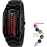 Forrader Men Women Unisex LED Sports Watch with Date Function Rubber ...