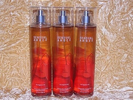 Amazon.com : Bath & Body Works ~ Sensual Amber 8 Oz Body Mist ~ LOT of ...