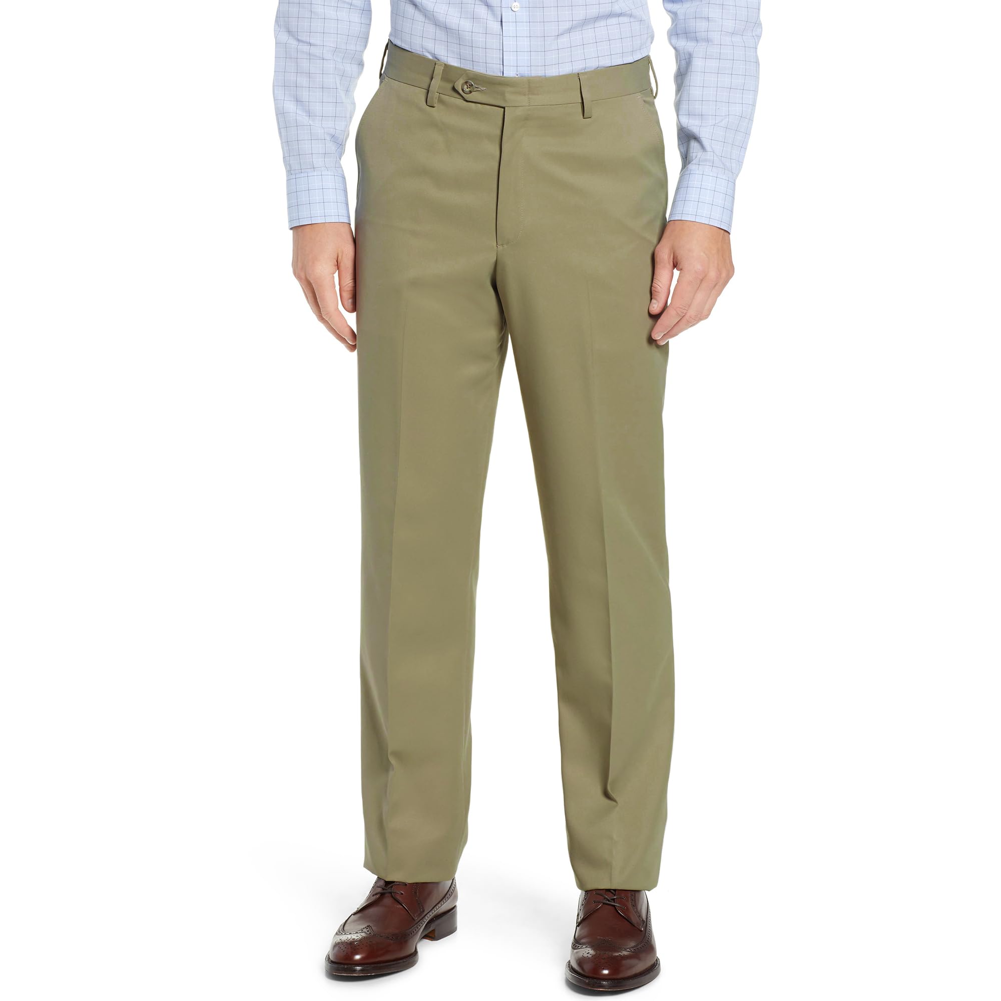 Men's Cozy Hidden Expandable Waist Dress Pants | Premium Stretch ...
