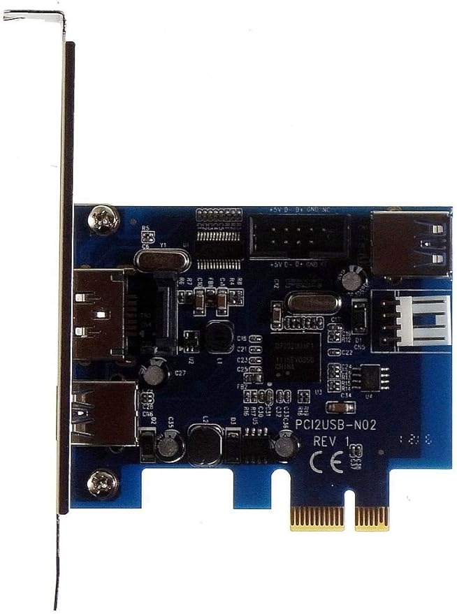 Sintech - Tarjeta PCI-e Express de ampliación de puertos USB 3.0/eSATA ...