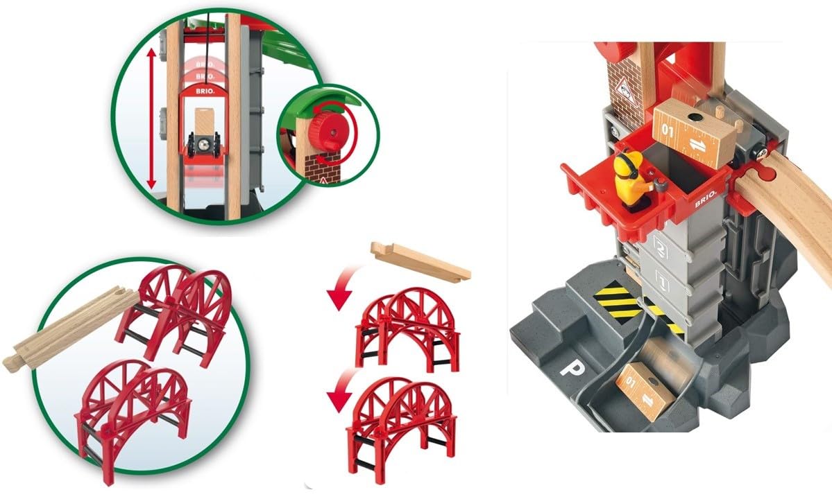 Mua BRIO WORLD 33887 Warehouse Rail Set, Suitable for Ages 3 and Up ...