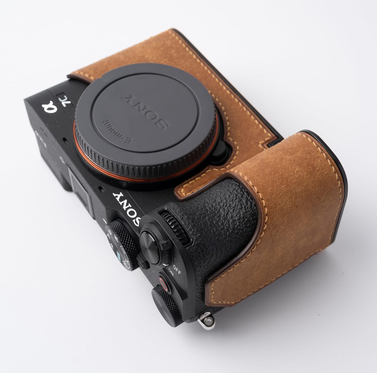 Mua Iborrys - Camera Specialized Genuine Leather Half Case for Sony A7C ...