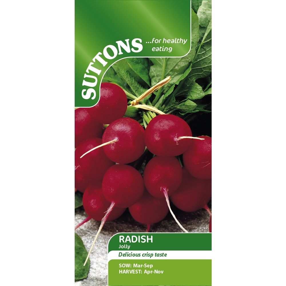 Suttons Seeds Radish Jolly Seeds: Amazon.co.uk: Garden & Outdoors