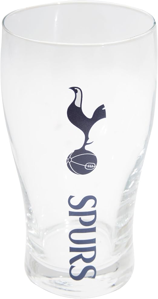 Tottenham Hotspur Official Pint Glass - Multi-Colour: Amazon.co.uk ...