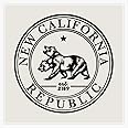 Amazon.com: New California Republic Crest | Fallout Logo | Black Print ...