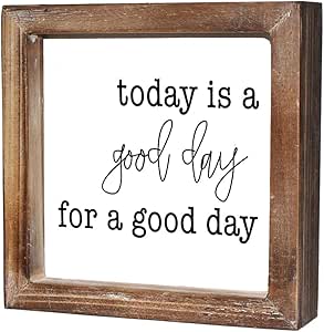 Amazon.com: MACVAD Today is A Good Day for A Good Day Inspirational ...