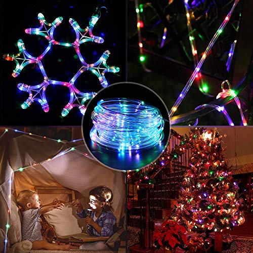 LED Rope Lights Outdoor, 33ft RGB Color Changing String Lights with 100 ...
