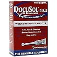 Amazon.com: Docusol Plus Docusate Sodium with Benzocaine Mini Enema ...