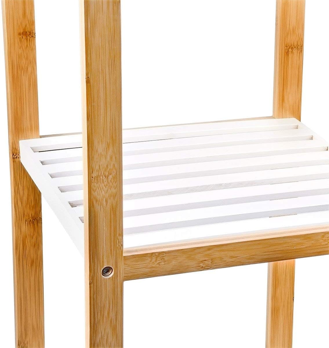 Relaxdays Three-Tier Bamboo Storage Unit Shelf/Rack, Wood – BigaMart