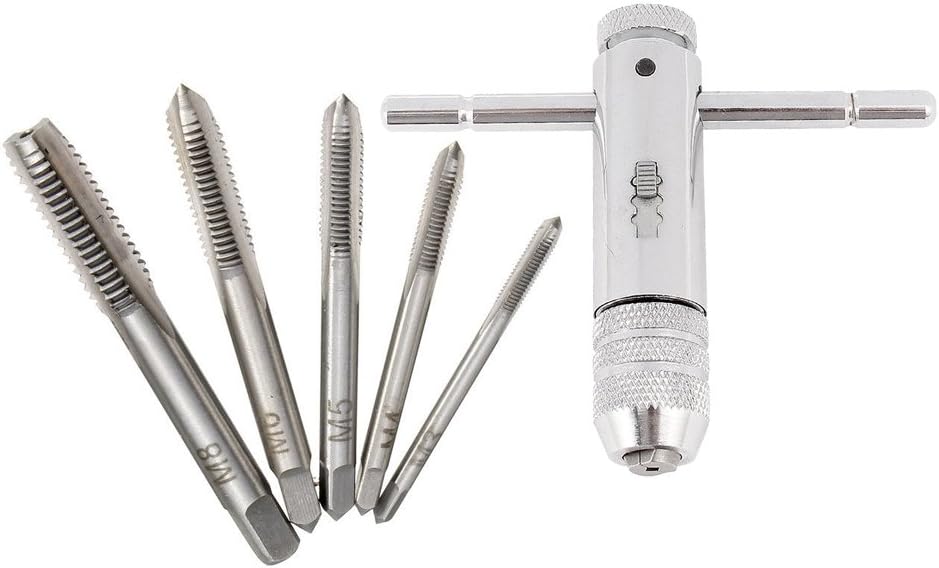 NUZAMAS Adjustable M3 M4 M5 M6 M8 Hand Screw Thread Tapping Tool T ...