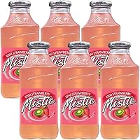 Amazon.com : Mistic Grape Strawberry Drink, 16oz Glass Bottle (Pack of ...