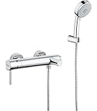 GROHE Essence Badarmatur, Zugstange, hoher Auslauf, Schwenkbereich 92 ...